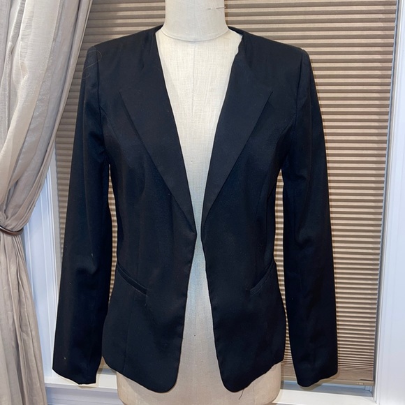 Forever 21 | Jackets & Coats | Love 2 Back Sheer Pleated Inset Blazer ...
